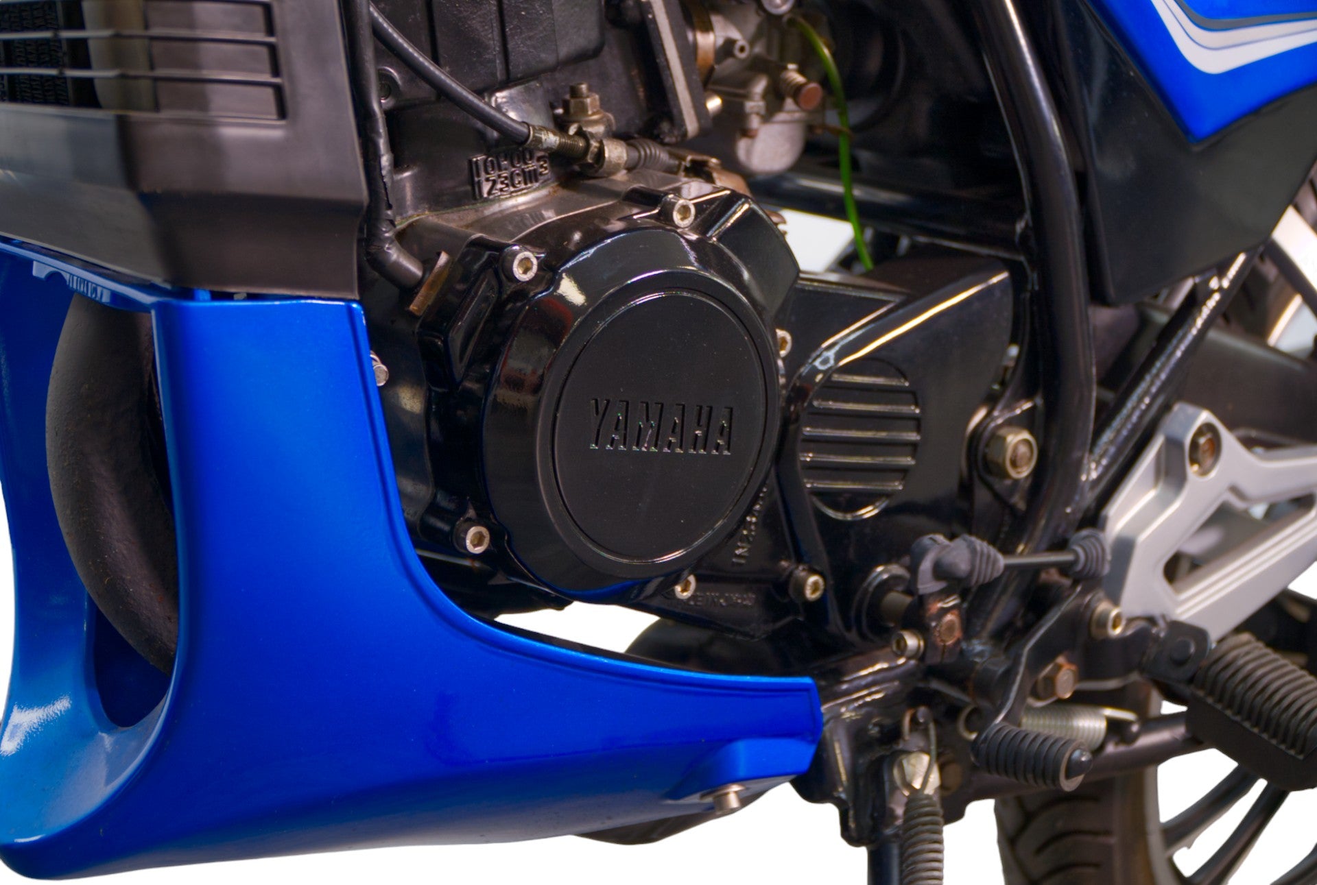 1982 Yamaha RD125Lc In Candy Blue